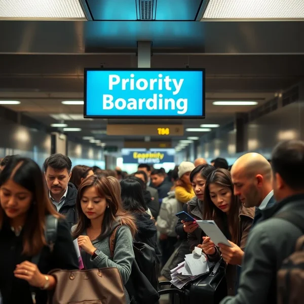 فهم واستخدام: priority boarding في اللغة الإنجليزية بسهولة