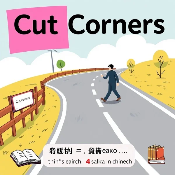 掌握习语Cut Corners：含义用法英语学习者全解析有例句可练习